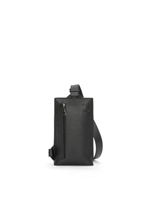 Loewe Vertical T Pocket in grained calfskin | REVERSIBLE