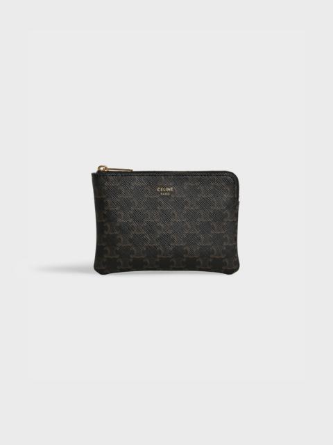 CELINE Coin & Card Pouch in Triomphe Canvas | REVERSIBLE