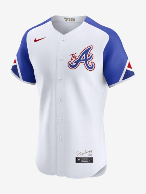 Nike Atlanta Braves City Connect Nike Men's Dri-FIT ADV MLB Elite ...
