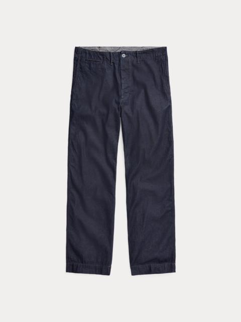 RRL by Ralph Lauren Indigo Rinsed Denim Field Pant | REVERSIBLE