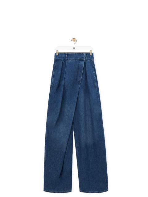 Loewe Wrap jeans in denim | REVERSIBLE