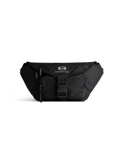 BALENCIAGA Men's Unity Large Beltpack in Black | REVERSIBLE