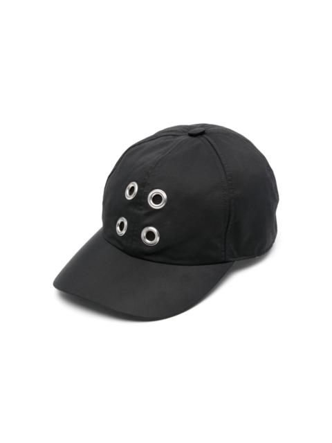 Rick Owens DRKSHDW metal-eyelet baseball cap | REVERSIBLE