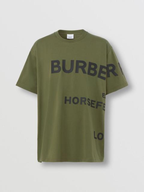 Burberry Horseferry Print Cotton Oversized T-shirt | REVERSIBLE