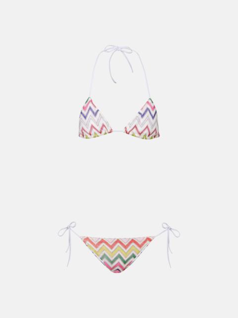 Missoni Zigzag lamé bikini | REVERSIBLE