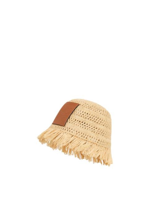Loewe Crochet hat in raffia | REVERSIBLE
