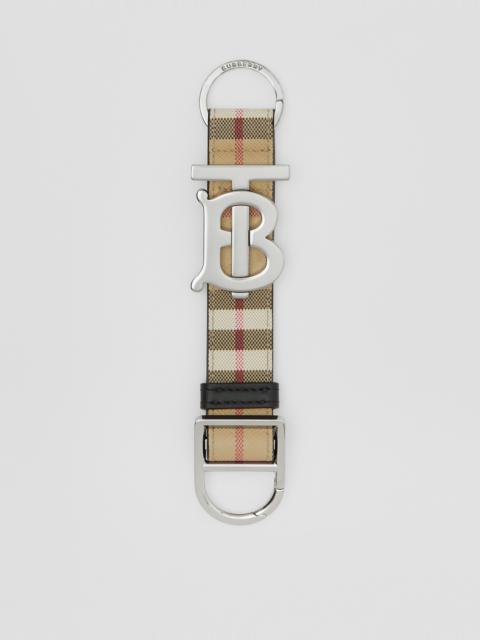 Burberry Monogram Motif Vintage Check Key Ring | REVERSIBLE