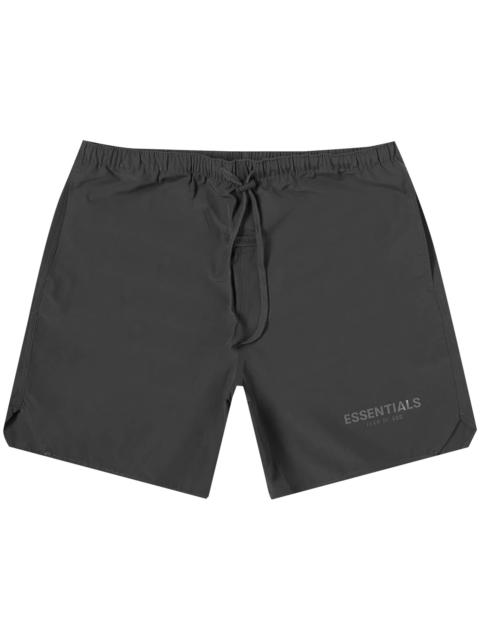 ESSENTIALS Fear of God Essentials Volley Shorts 'Black' | REVERSIBLE