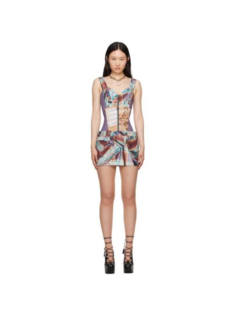 Vivienne Westwood Multicolor Foam Corset Miniskirt Reversible