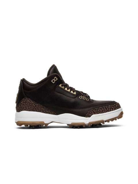 Jordan Air Jordan 3 Golf Premium 'Brown' | REVERSIBLE