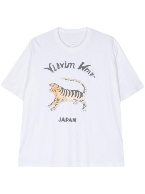 visvim Tora graphic-print T-shirt | REVERSIBLE