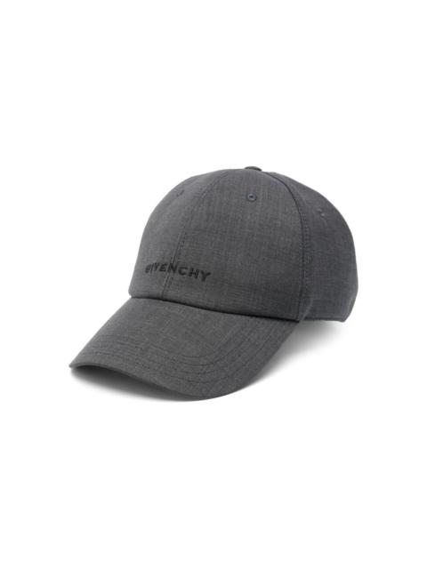 Givenchy logo-embroidered virgin wool cap | REVERSIBLE