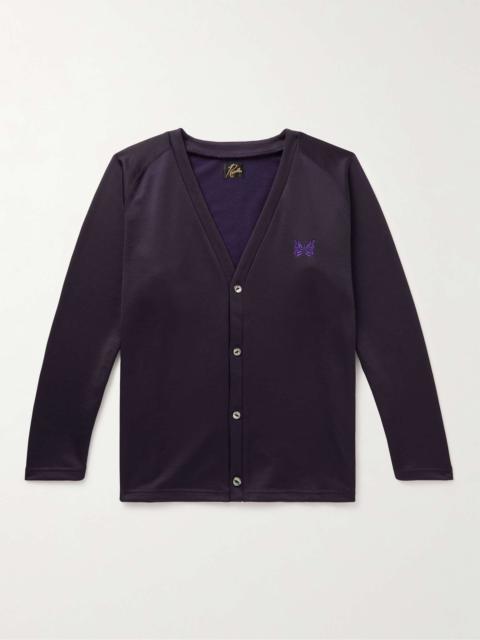 NEEDLES Logo-Embroidered Tech-Jersey Cardigan | REVERSIBLE