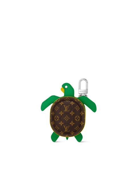 Louis Vuitton LV Turtle Pouch Bag Charm | REVERSIBLE