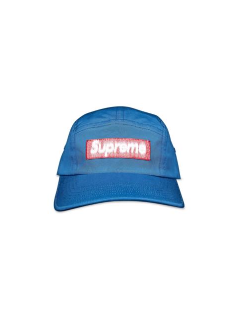 Supreme Supreme Reversed Label Camp Cap 'Light Royal' | REVERSIBLE