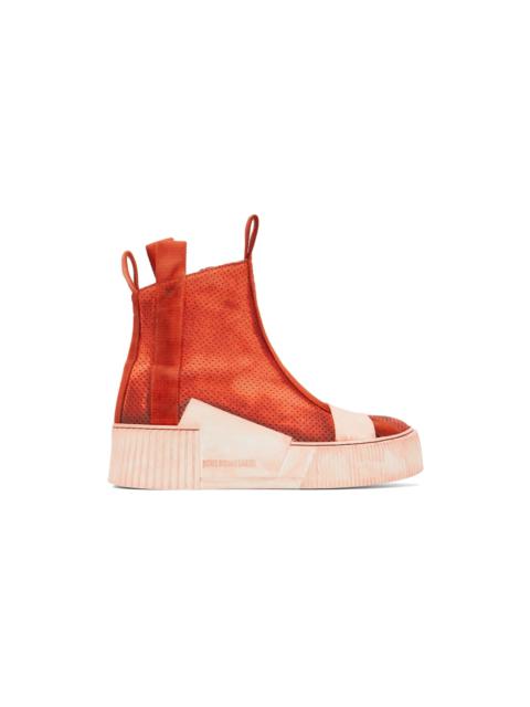 Boris Bidjan Saberi SSENSE Exclusive Red Bamba 3.1 Sneakers | REVERSIBLE