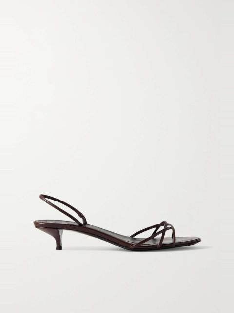 The Row Harlow leather slingback sandals | REVERSIBLE