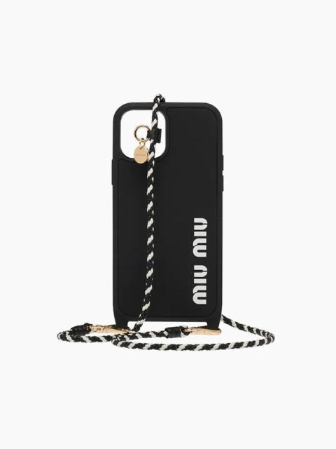 Miu Miu Rubber cover for iPhone 12 and 12 Pro | REVERSIBLE