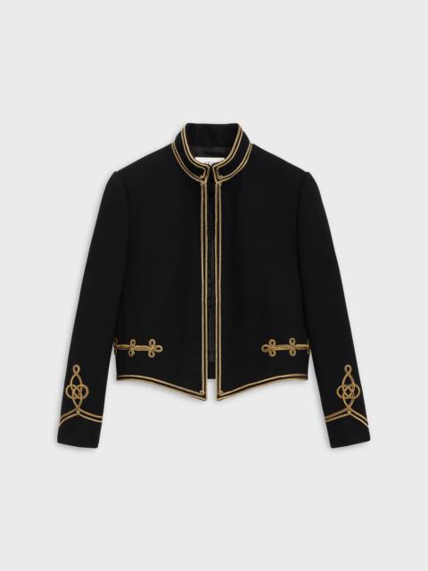 CELINE SPENCER MILITARY JACKET IN JAPANESE FLANNEL | REVERSIBLE