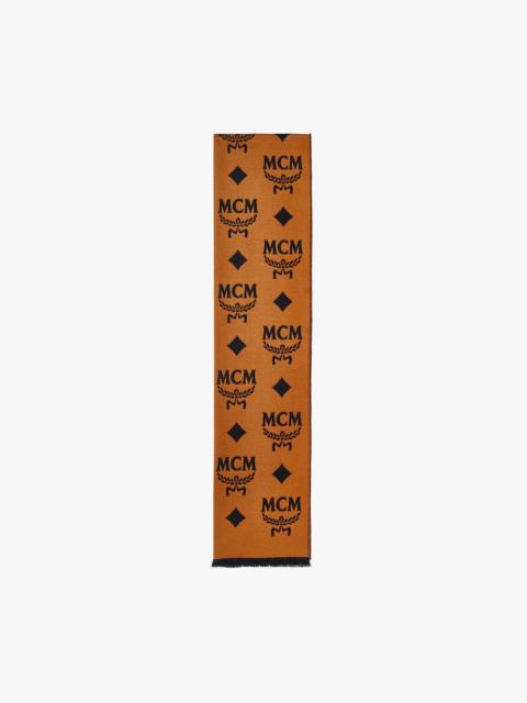 MCM Contrast Monogram Jacquard Stole in Resilk | REVERSIBLE