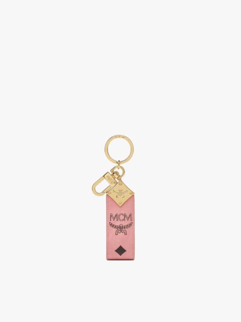 MCM Aren Diamond Logo Key Holder in Visetos | REVERSIBLE