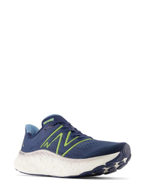 New Balance Fresh Foam X More v4 Sneaker in Nb Navy/Cosmic Pineapple ...