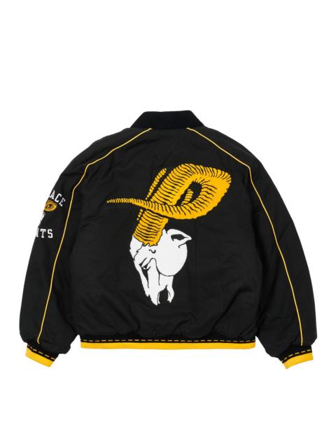 PALACE PALACE GOATS VARSITY JACKET BLACK | REVERSIBLE