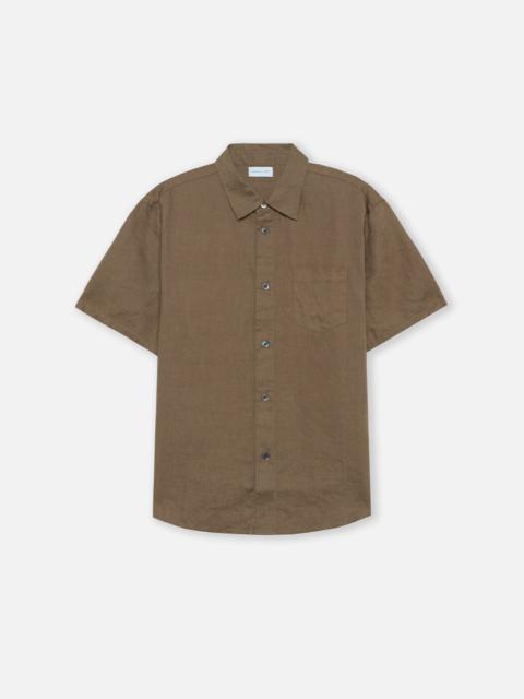 John Elliott LINEN SS CLOAK BUTTON UP | REVERSIBLE