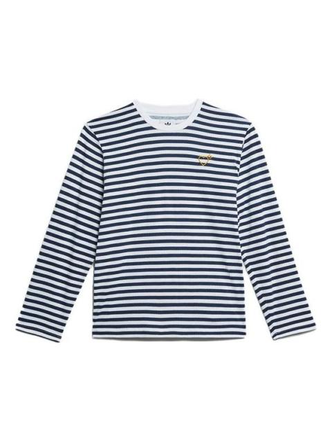 adidas adidas originals x HUMAN MADE LST Tee 'Black White' GM4267 ...