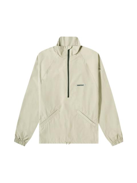 ESSENTIALS Fear of God Essentials Half Zip Track Jacket 'Sage' | REVERSIBLE
