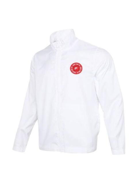 Nike Men's Nike Logo Printing Sports Jacket White DA0580-100 | REVERSIBLE