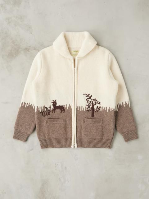 DE BONNE FACTURE French Merino Wool Jacquard Zipped Sweater - Goat ...