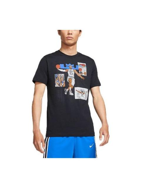 Nike Men's Nike Cartoon Lebron James Shooting Printing Sports Round ...