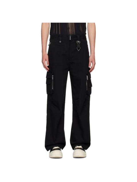 C2H4 Black Construction Cargo Pants | REVERSIBLE