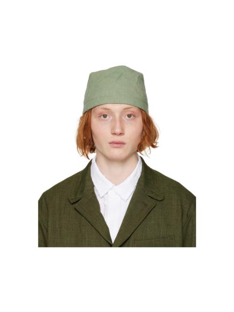 Engineered Garments Khaki Fez Hat | REVERSIBLE