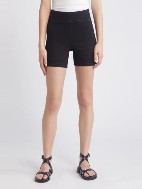 FRAME Jet Set Pull-On Denim Shorts | REVERSIBLE