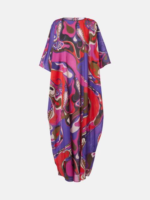 PUCCI Orchidee cotton maxi dress | REVERSIBLE