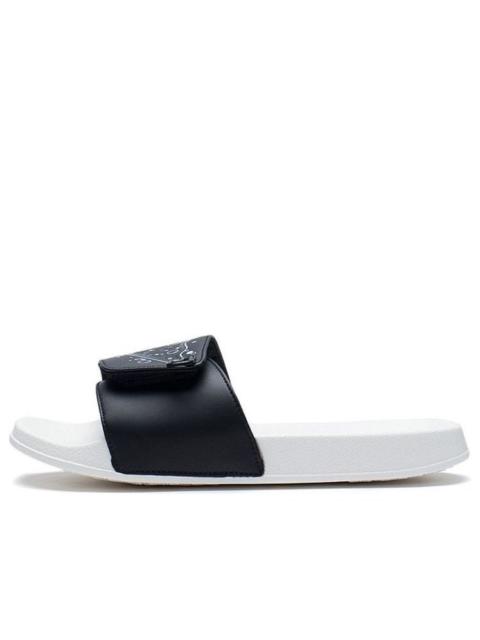 Li-Ning Li-Ning Slipper Slides 'Black White' AGAS001-1 | REVERSIBLE