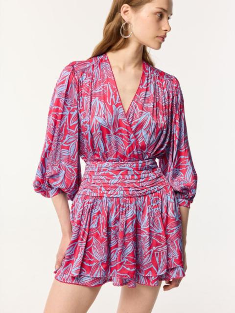 Poupette St Barth Mini Dress Colleen - Pink Pop Tiger | REVERSIBLE