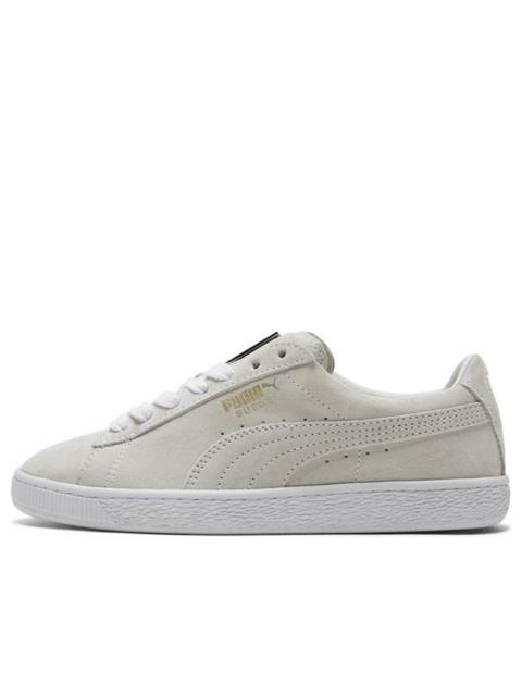 PUMA PUMA Suede Classic Metal Badge 'White Team Gold' 370081-02 ...