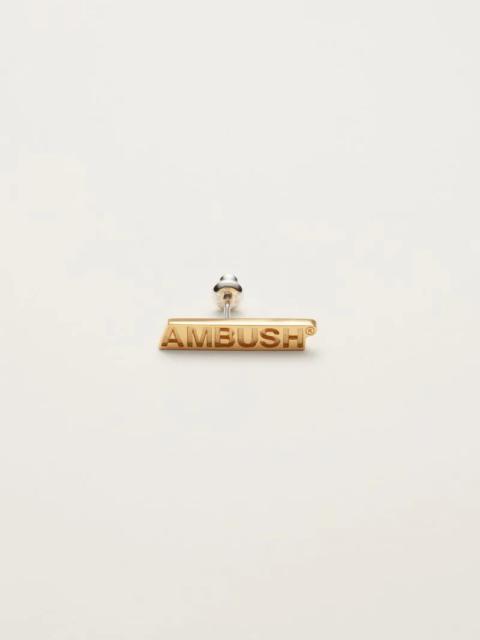 Ambush NAME PLATE EARRING | REVERSIBLE