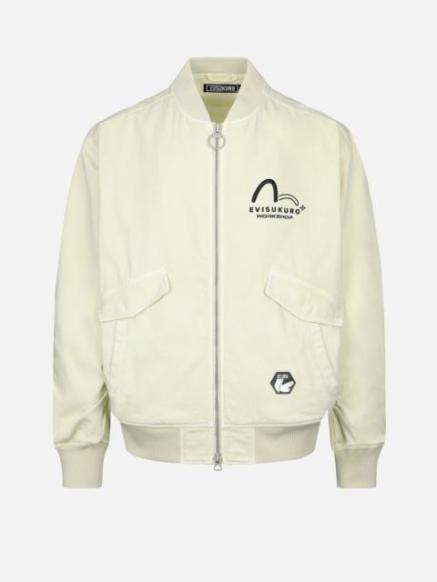EVISU Multiple Logo Embroideries MA-1 Bomber Jacket | REVERSIBLE