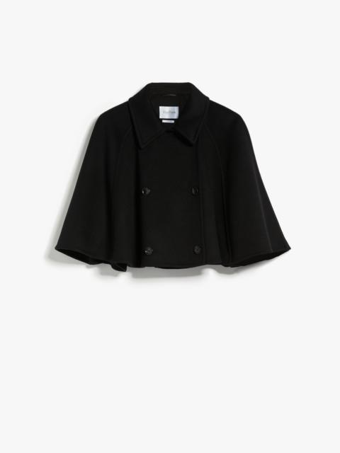 Max Mara VOLUME Short wool and cashmere cape | REVERSIBLE