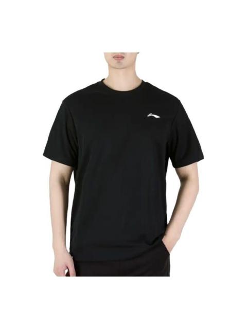 Li-Ning Li-Ning Essential Small Logo T-shirt 'Black' AHST687-2 | REVERSIBLE