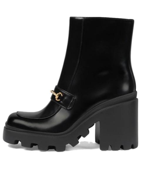 GUCCI (WMNS) Gucci Boot With Horsebit 'Black' 750589-AACAT-1000 ...