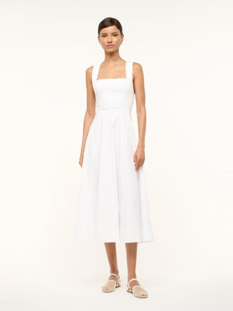 STAUD STAUD TERESA DRESS WHITE | REVERSIBLE