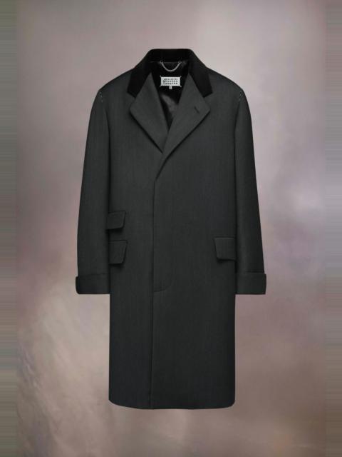 Maison Margiela work-in-progress wool coat | REVERSIBLE