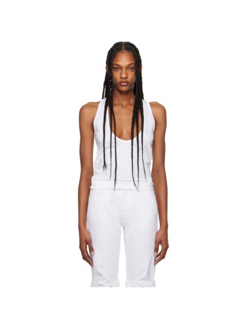 COPERNI White Deep Cut Tank Top | REVERSIBLE