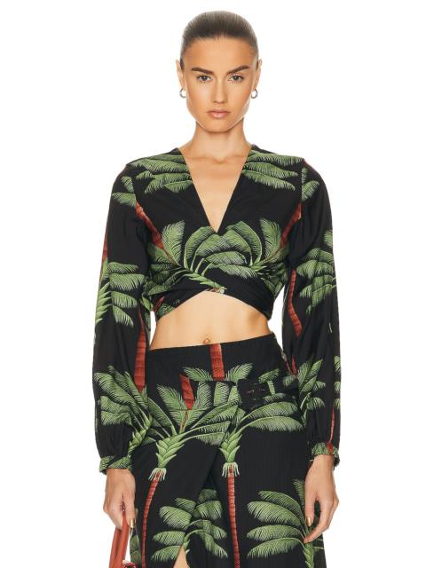 Johanna Ortiz Wind Whispered Crop Top | REVERSIBLE