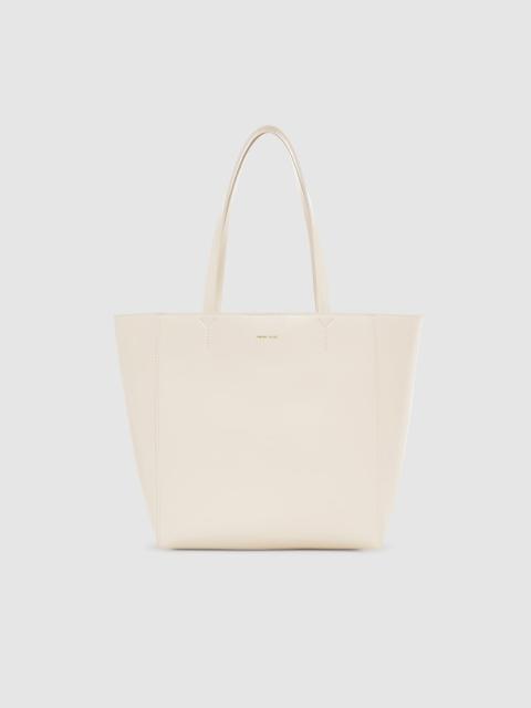 ANINE BING Small Elly Tote - Bone | REVERSIBLE